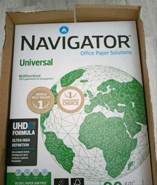 Бумага Navigator Universal А4, 80 г/кв.м