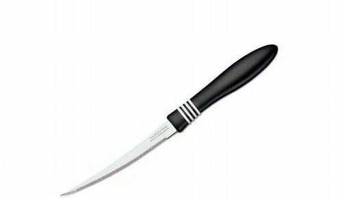 Нож для томатов "Cor & Cor", 12,5 см (черный)