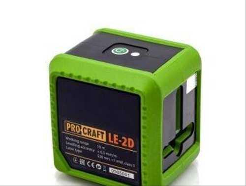 Лазерный уровень LE2D Green Line бренд Procraft