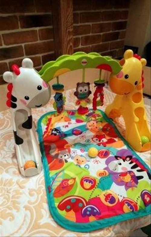 Игровой центр fisher price, мобиль tinylove