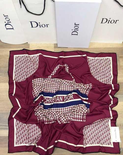 Новый женский шёлковый платок Dior