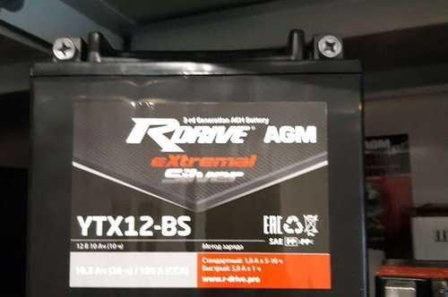 Аккумулятор RDrive extremal Silver YTX12-BS