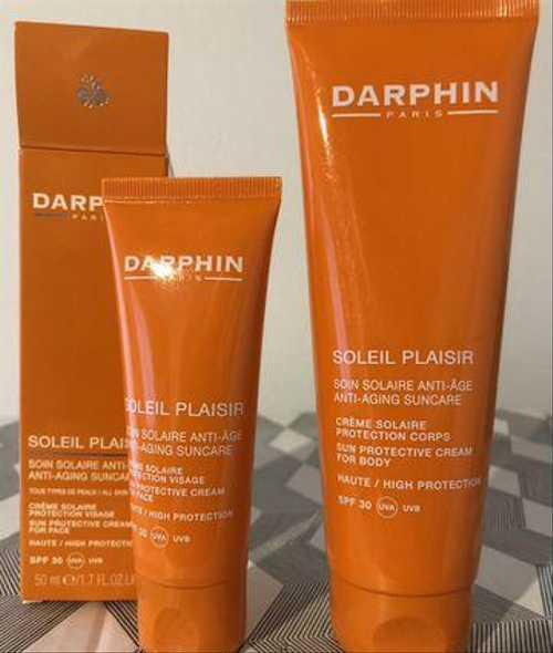 Darphin Soleil plasir 30 spf Крем лица тела Новый
