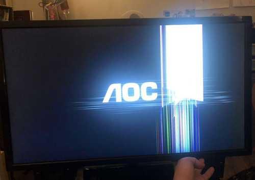 AOC Style U2879VF 28” новый, разбит экран