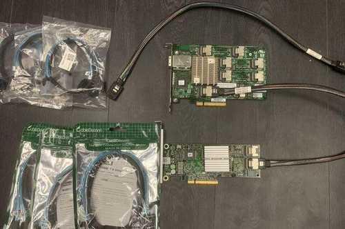 SATA SAS контроллер Dell H310 + Hp 468405-002