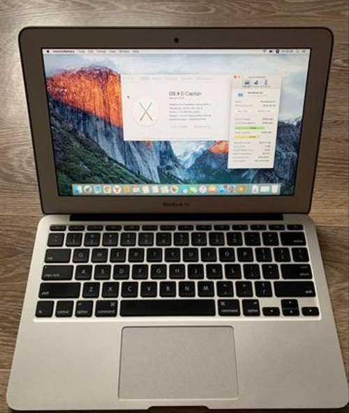 Отличный Apple MacBook Air 11 i5 ssd, 2016 год вып