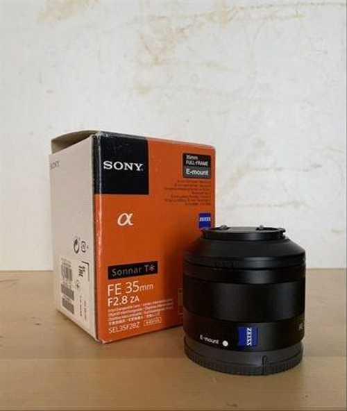 Sony FE 35 mm f2.8 za