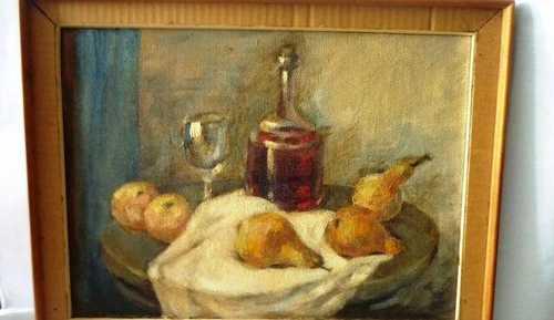 Картина "Натюрморт с грушами"