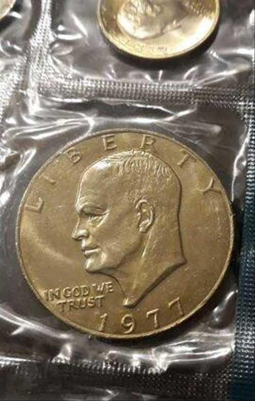 Годовой набор монет США 1977