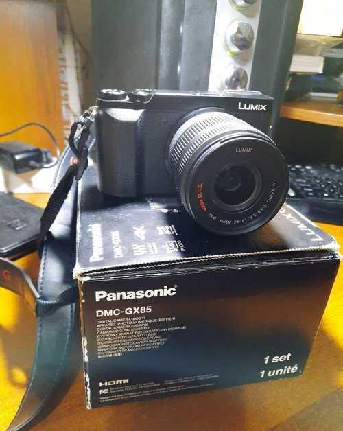Видеокамера Panasonic Lumix GX85 + объектив