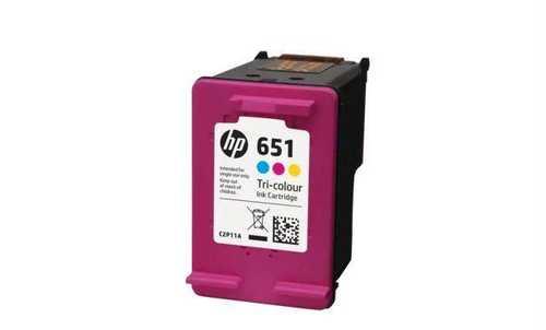 Картридж HP 651 цветной
