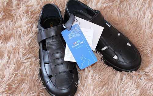 Новые кожаные туфли фирмы elegami