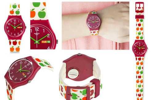 Swatch clock+apple