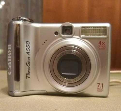 Фотоаппарат Canon Power Shot A550