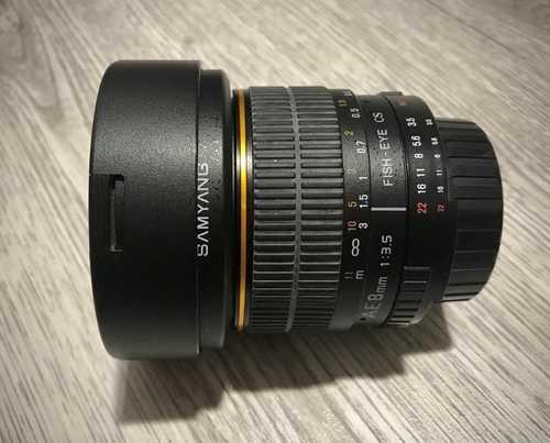 Samyang MF 8mm f/3.5 AS IF UMC Fish-eye CS II