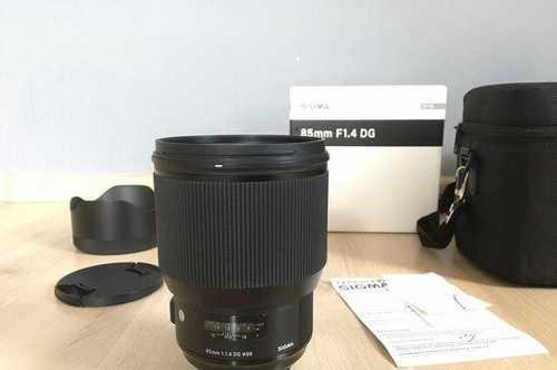 Sigma 85mm f1.4 HSM ART (Nikon)