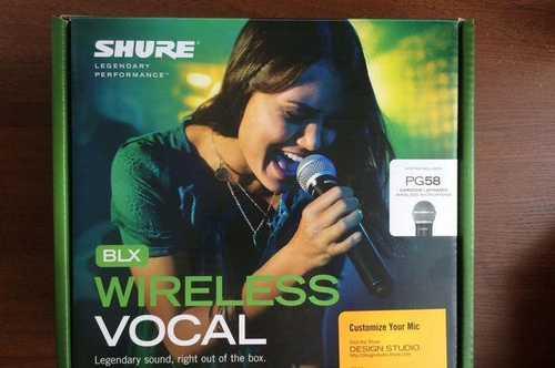 Радиомикрофон Shure blx24/pg58 оригинал