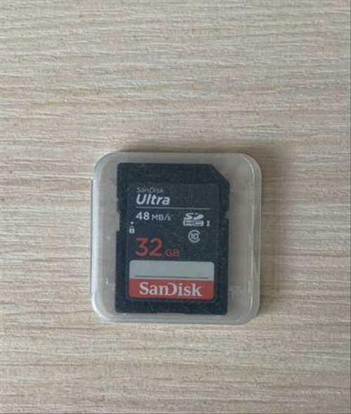 Карта памяти SD Sandisk 32gb