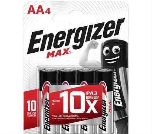 Батарейка Energizer Max AA/LR6, 4 шт