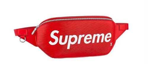 Louis Vuitton x Supreme Bumbag Epi Red