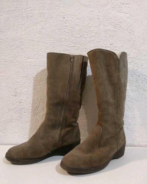 Зимние сапоги Clarks на меху