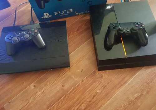 Sony PS4 +9 игр, PS3 прошита + 59 игр