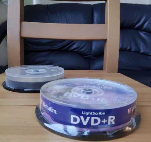 Болванки, dvd-r lightScribe диски 19 шт по 4,7 гб