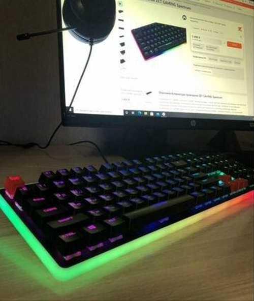 Zet Gaming Keyboard. Zet Spectrum Soft.
