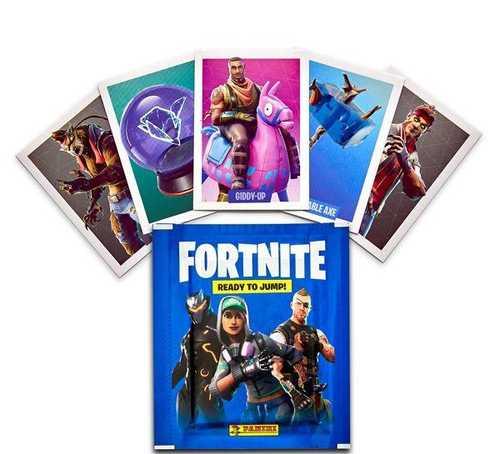 Наклейки panini Fortnite продажа