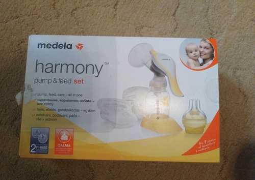 Medela молокоотсос ручной Harmony с соской Кальма