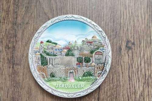 Настенная тарелка керамическая Иерусалим