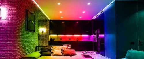 Светодиодная подсветка для комнаты RGB