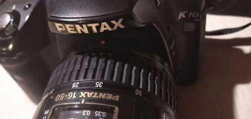 Фотоаппарат Pentax K10D + 16 -50/2.8