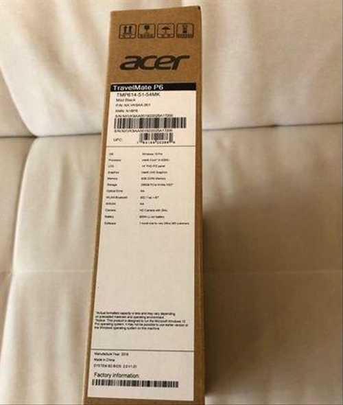 Acer TravelMate P6 (TMP614-51-54MK)