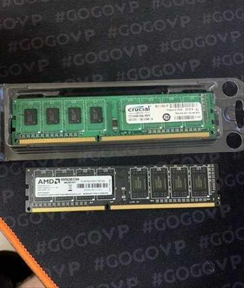 Оперативная память Crucial DDR3 4GB - 1600MHz