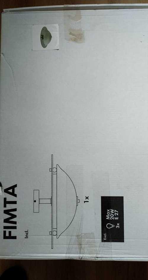 Потолочный светильник фимта
