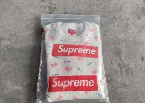 Кофта Supreme bow waffle thermal