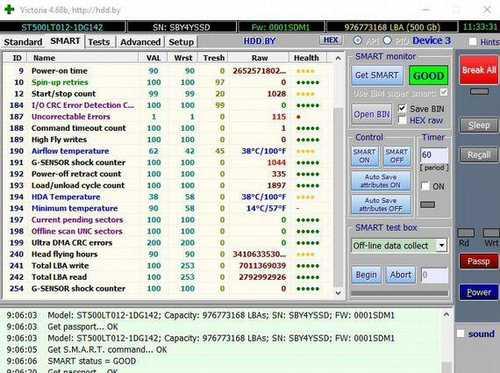 Seagate Laptop Thin тонкий HDD 500Gb 2.5