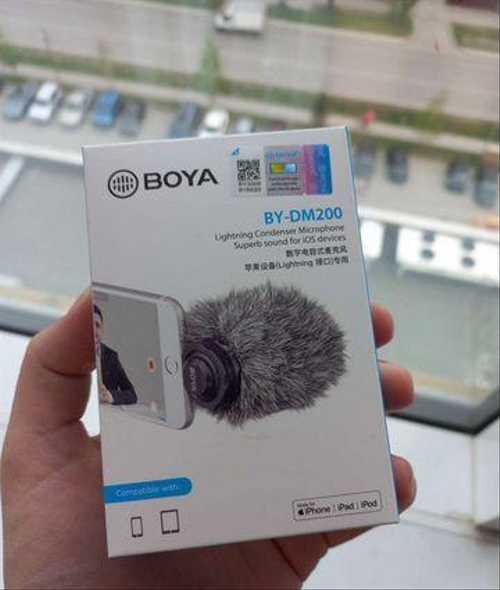 Микрофон для iPhone Boya BY-DM200