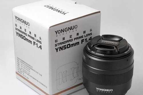 Yongnuo YN 50mm F1.4 для Canon и Nikon - новые