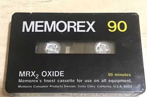 Аудиокассета Memorex MRX2 Oxide 90 1975 год USA