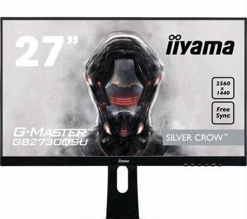 Монитор 27" Iiyama G-Master GB2730QSU-B1 TN 2560х1440 1ms DVI-D, hdmi, DisplayPort