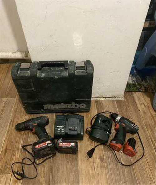 Metabo 12 v и 14,4 v шуруповерты оригинал