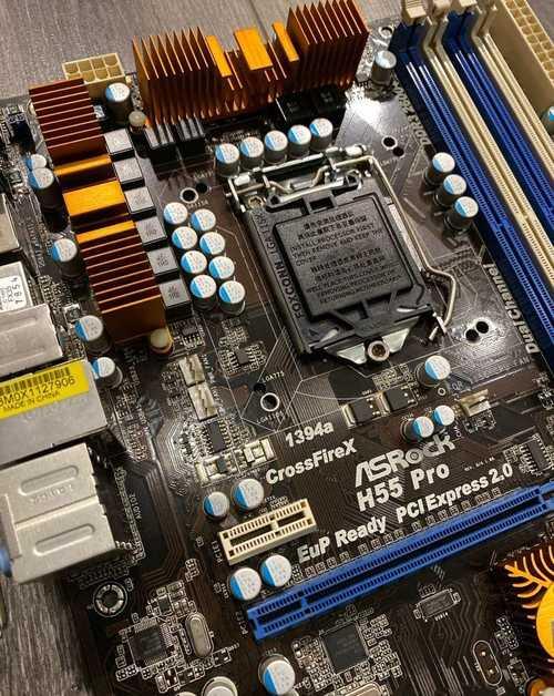 Топовая плата под LGA 1156: ASRock H55 Pro