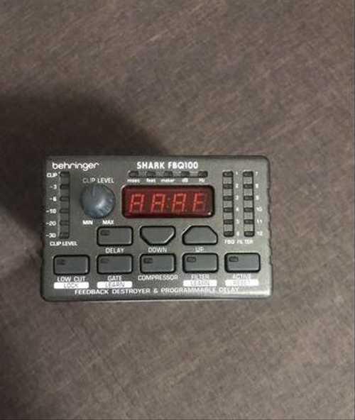 Подавитель обратной связи behringer shark FBQ100