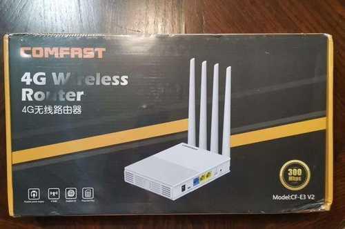 Wi-fi роутер Comfast E3 4G LTE. Новый