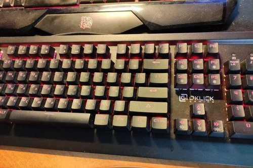 Игровая клавиатура oklick 950g iron edge