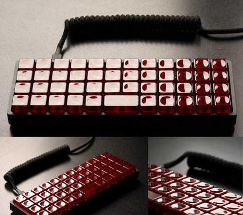 Ramaworks grid keycaps race (red)