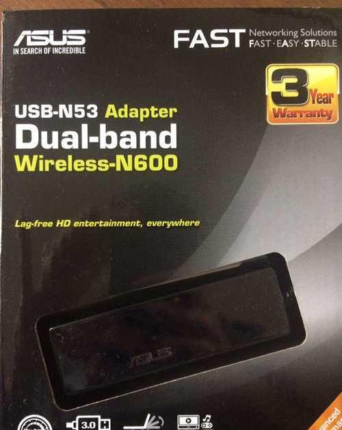 Wi-fi адаптер asus USB-N53 Adapter Dual-band Wirel