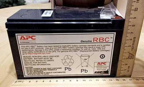 Аккумуляторная батарея APC RBC 12V 9A